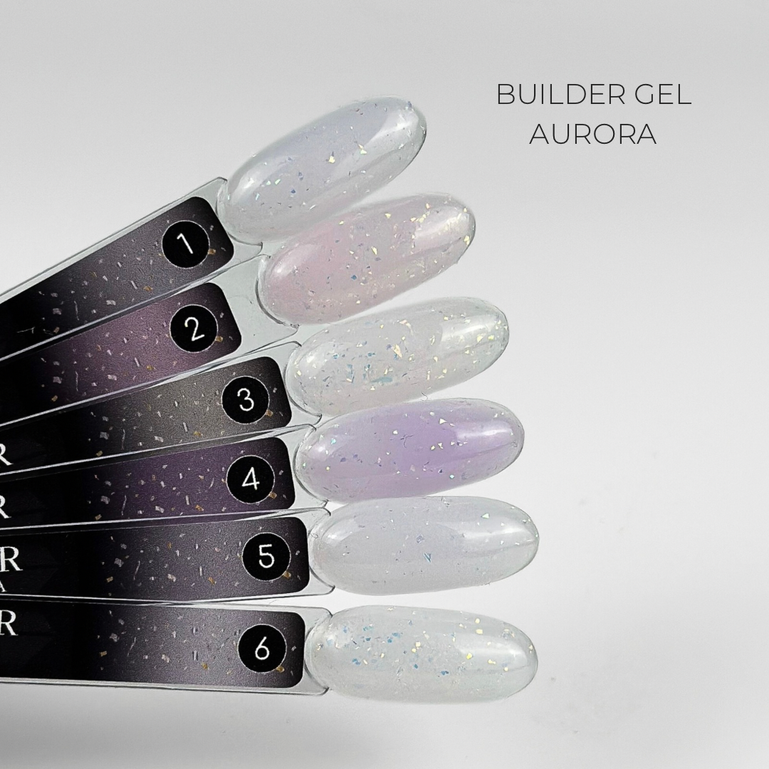 Builder Gel Aurora №4 Crystal Professional HEMA & TPO Free - Crystal