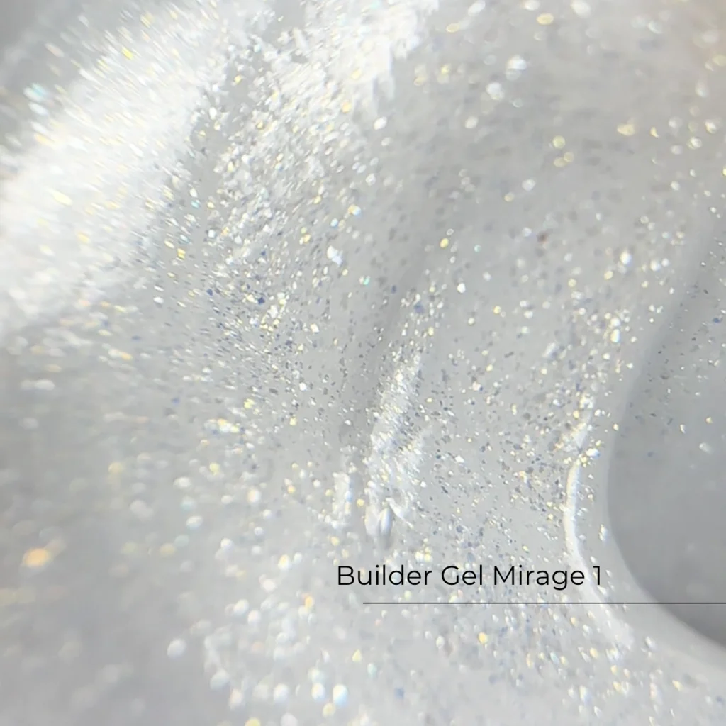 Builder Gel Mirage №1 Crystal Professional HEMA & TPO - Crystal